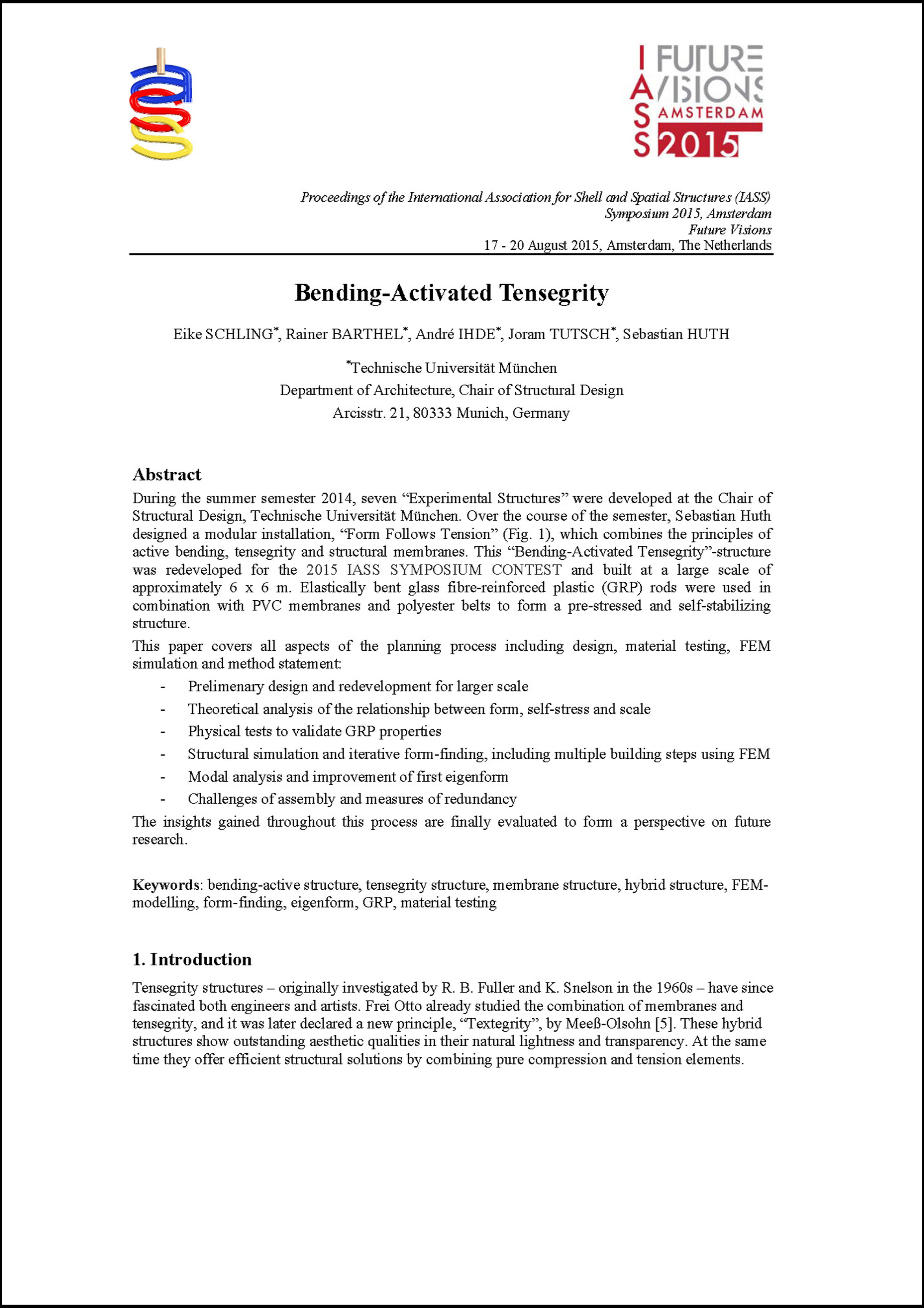 IASS2015 | Eike Schling