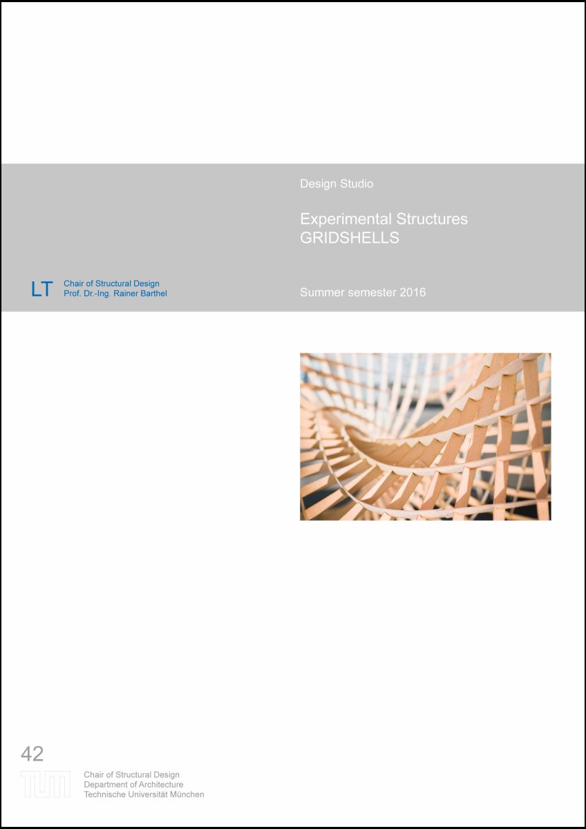 Experimental Structures, Gridshells | Eike Schling